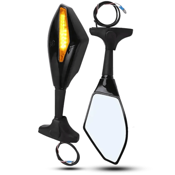 Side Mirror LED Heavy Bike Fairing - Fancy Bikes.pk